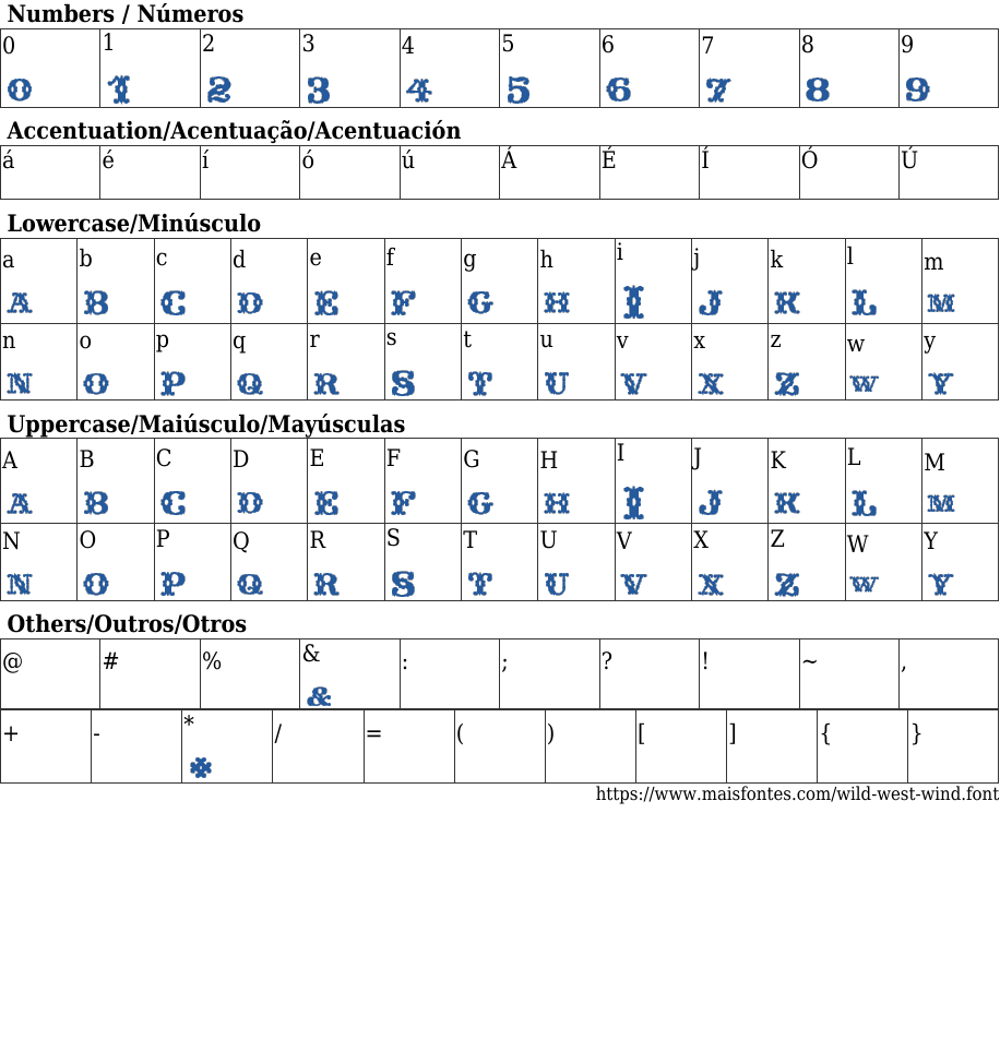 Wild West Wind: Free Font Download | MaisFontes