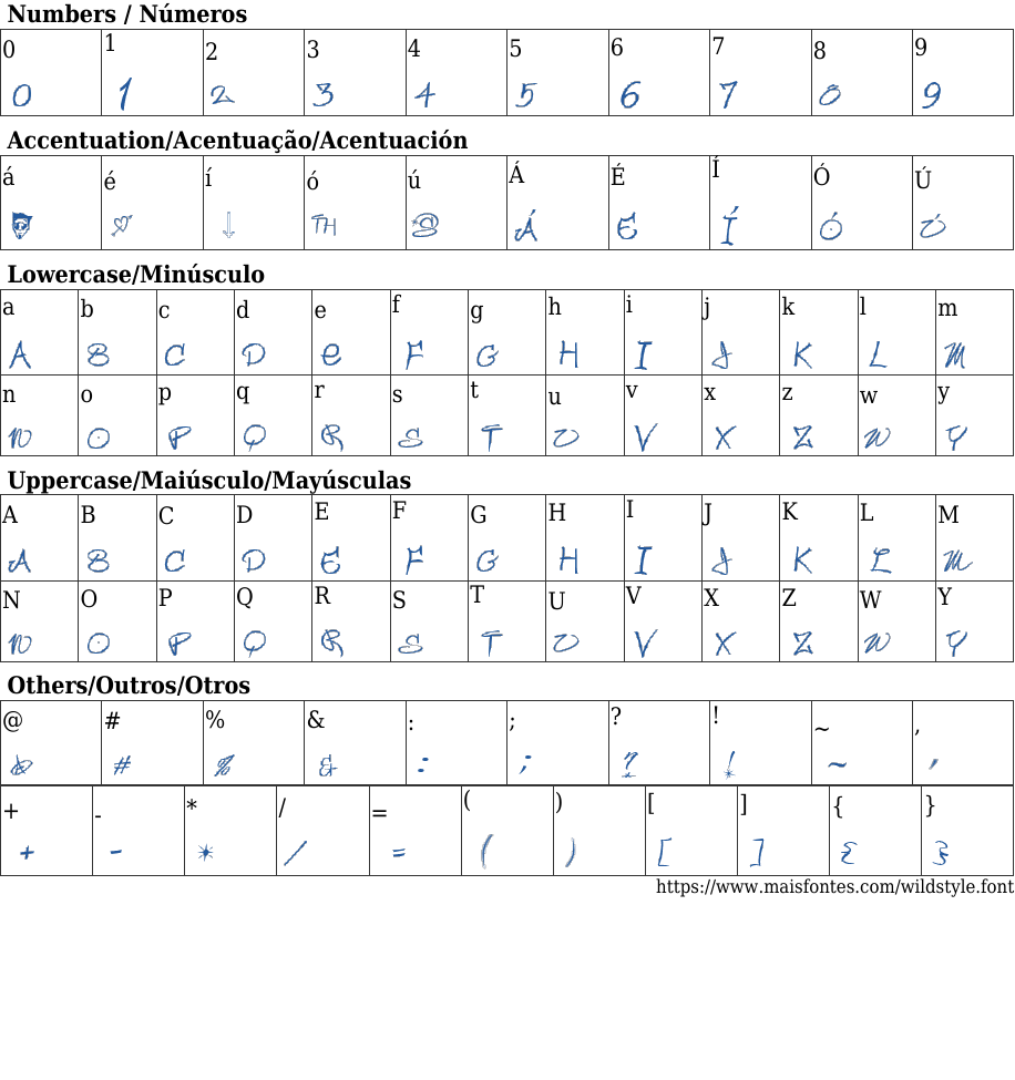 Wildstyle: Free Font Download | MaisFontes