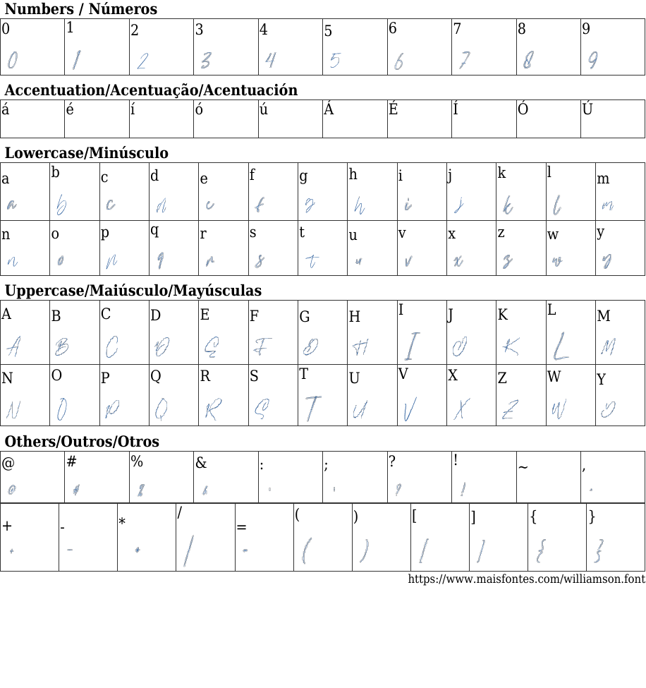 Williamson: Free Font Download | MaisFontes