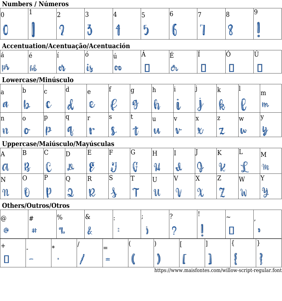 Willow Script Regular: Baixar Fonte Grátis | MaisFontes