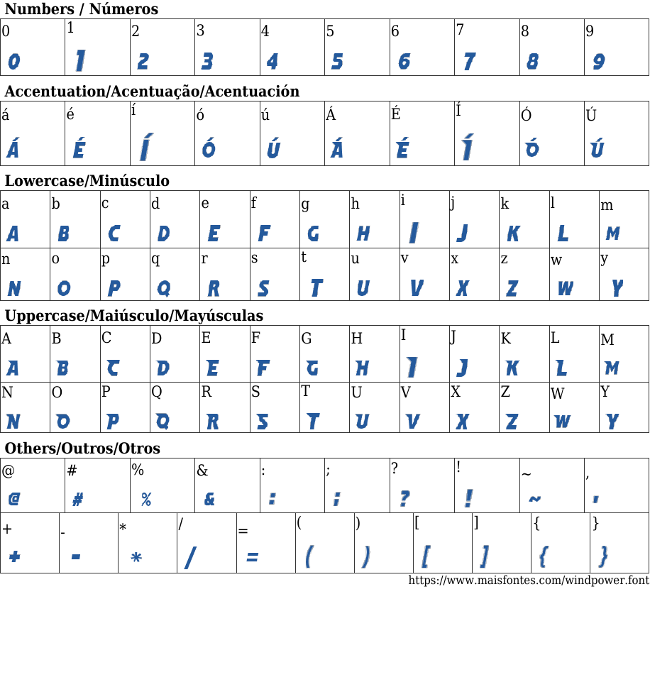 Windpower: Free Font Download | MaisFontes