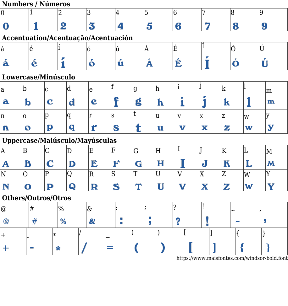 Windsor BOLD: Download Free Font | MaisFontes