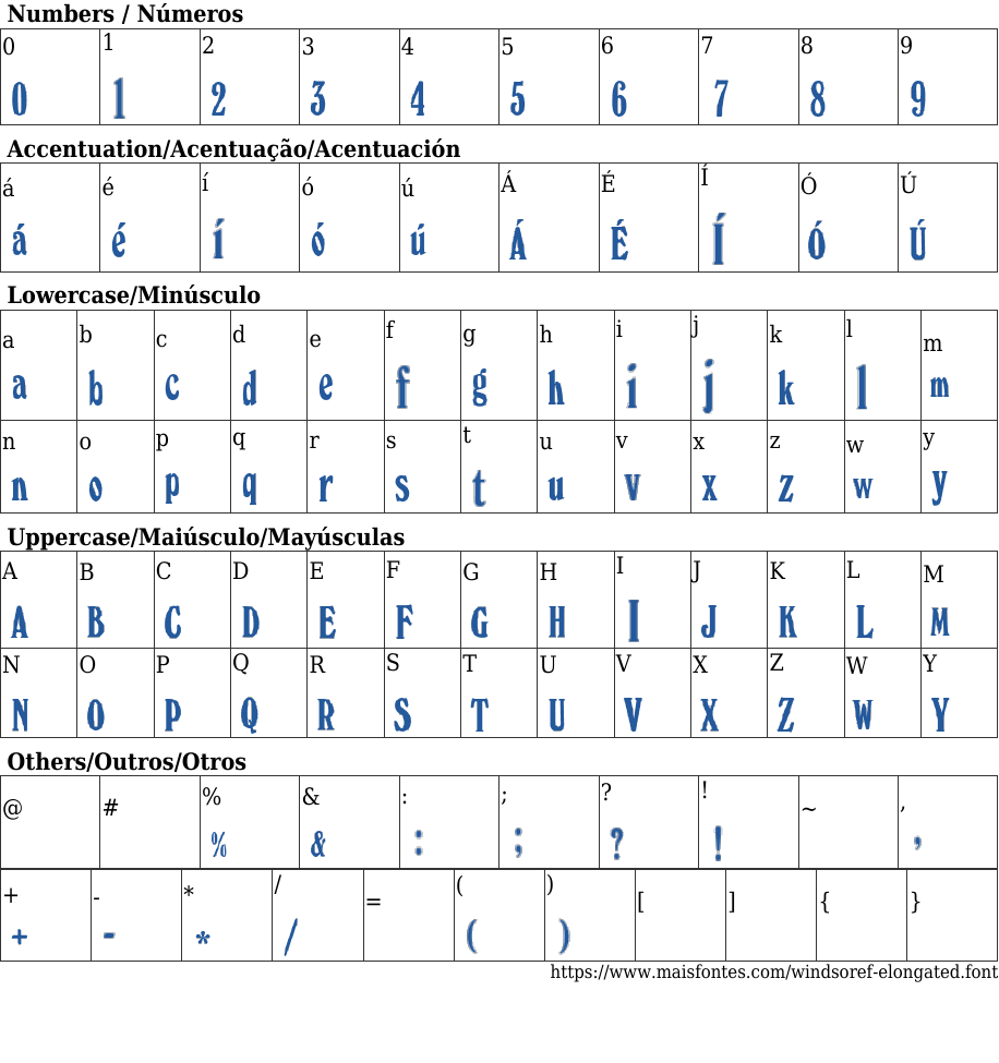 Windsor EF Elongated Font: Free Download | MaisFontes