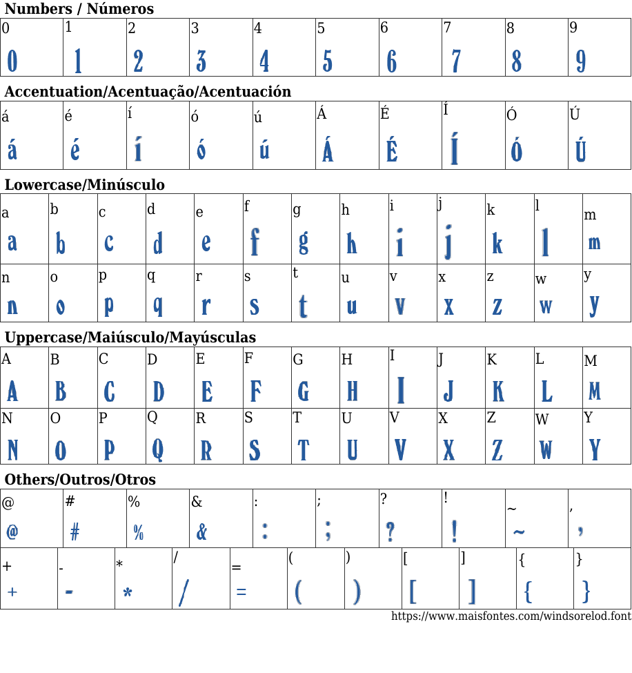 Windsor Elongated Regular: Free Font Download | MaisFontes