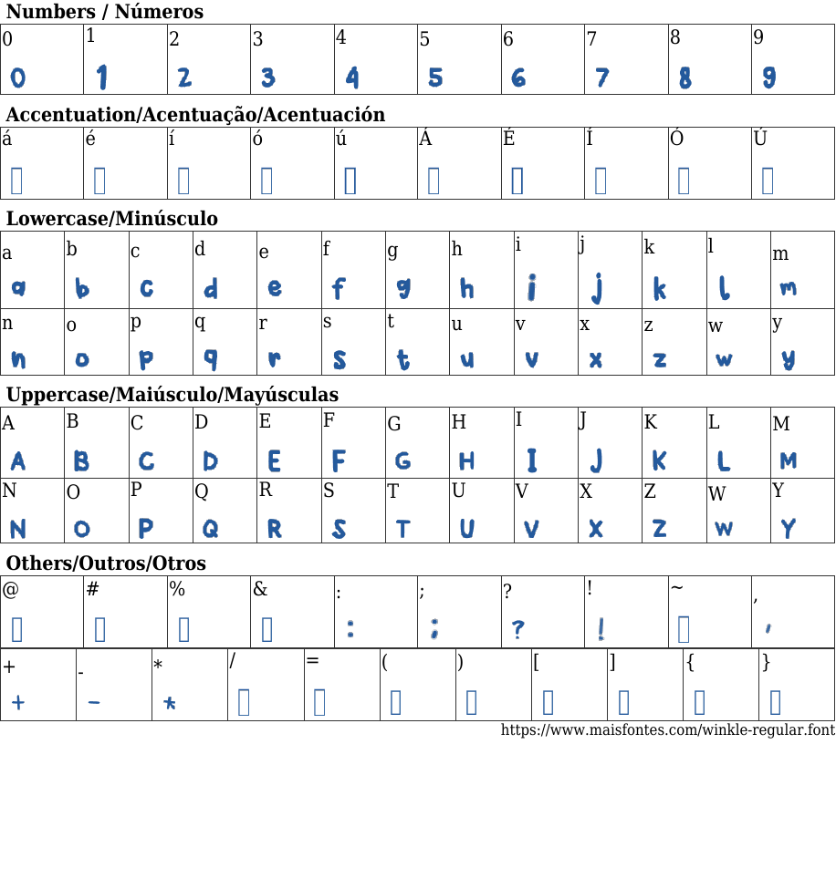 Winkle Regular: Free Font Download | MaisFontes