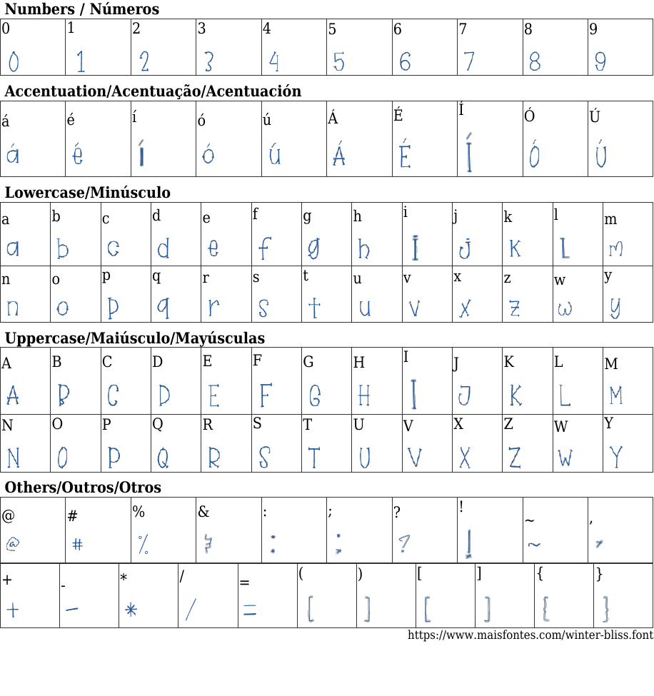 Winter Bliss: Baixar Fonte Grátis | MaisFontes
