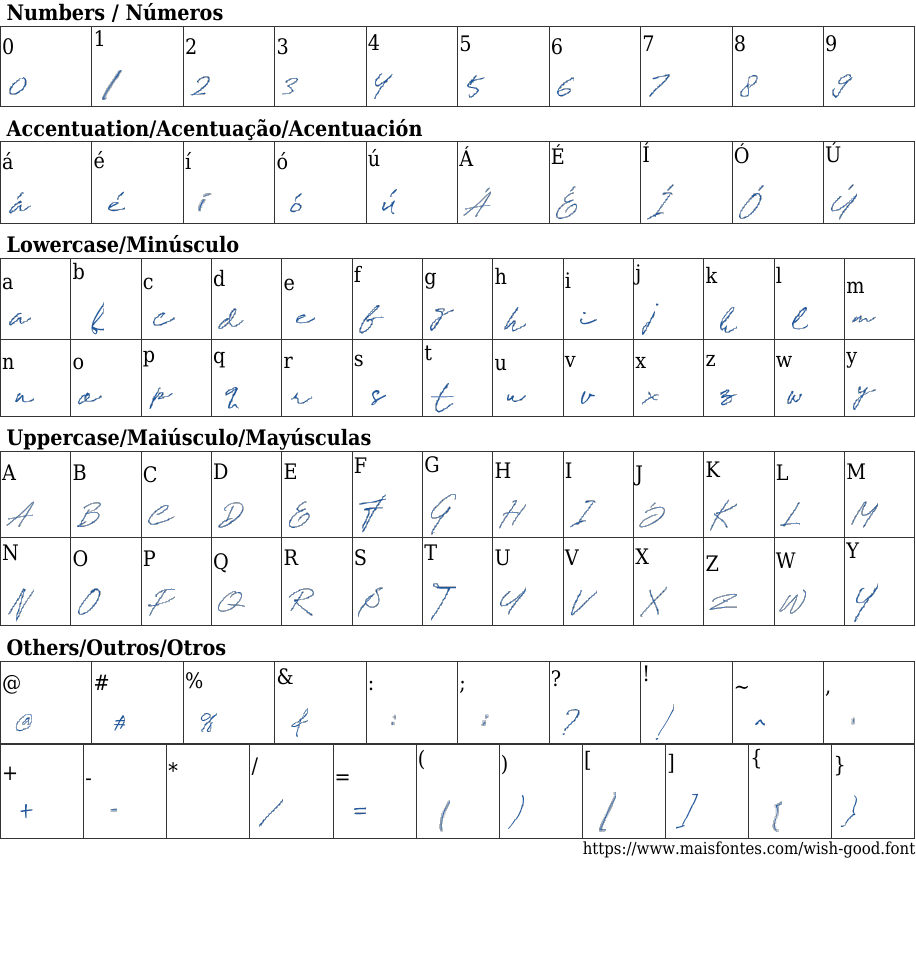 Wish Good Font: Free Download | MaisFontes