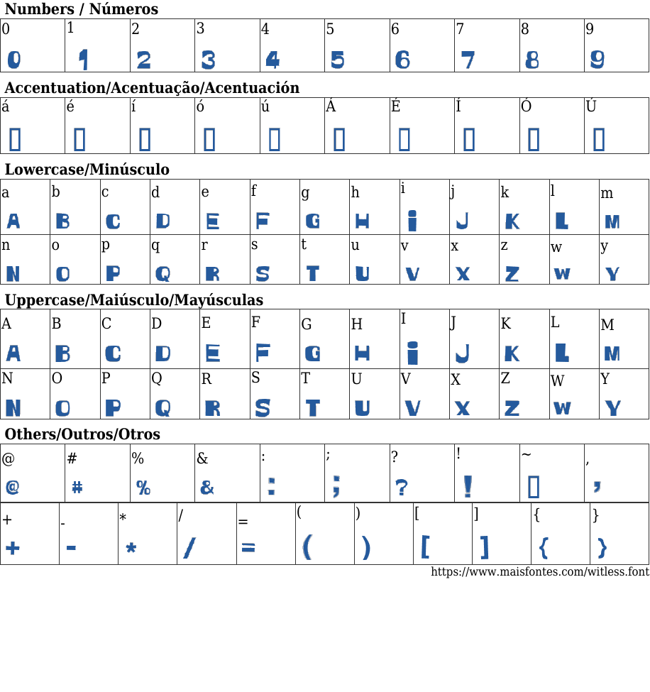 Witless: Free Font Download | MaisFontes