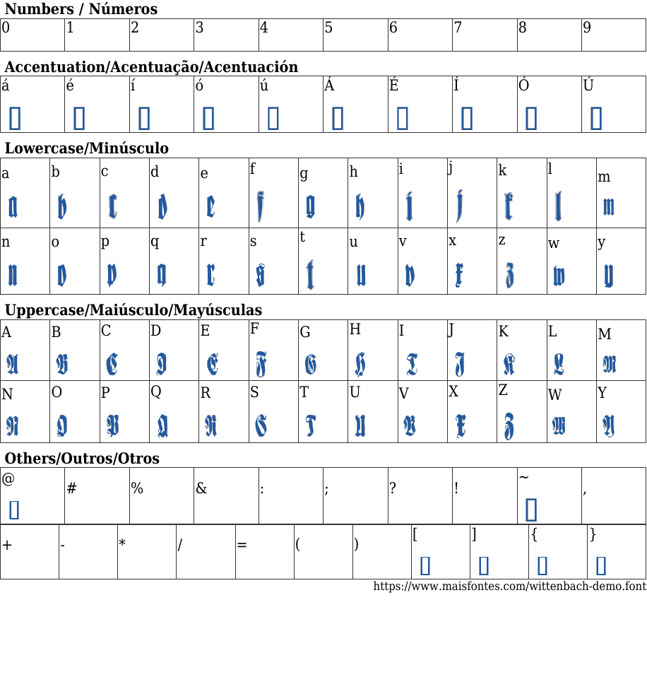 Wittenbach Demo: Baixar Fonte Grátis | MaisFontes