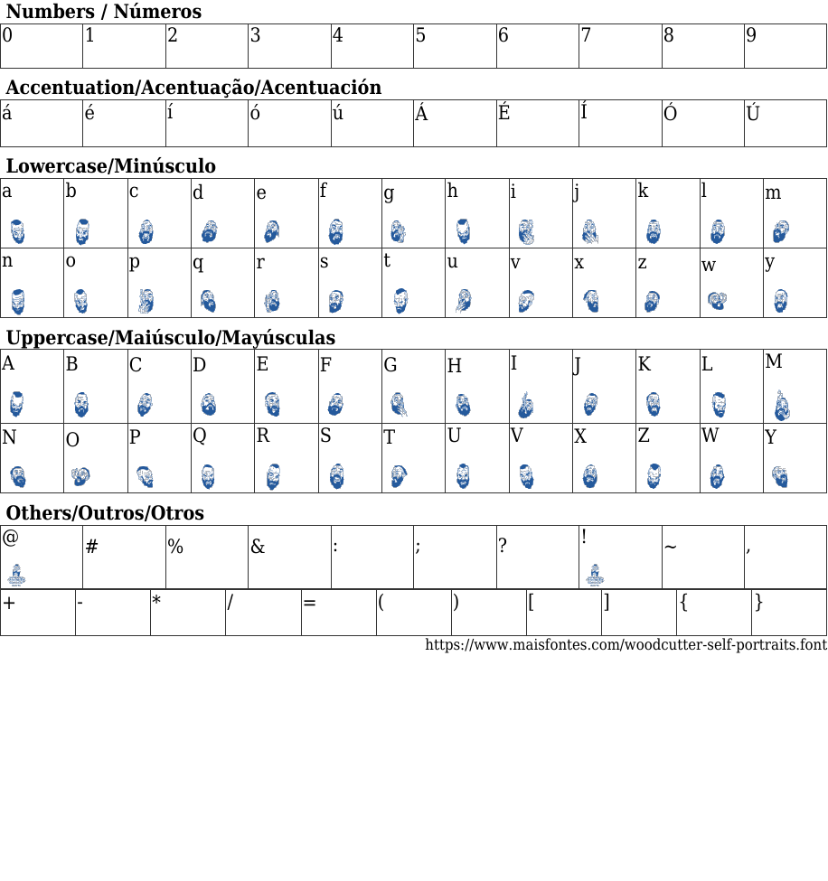 Woodcutter Self portraits: Free Font Download | MaisFontes
