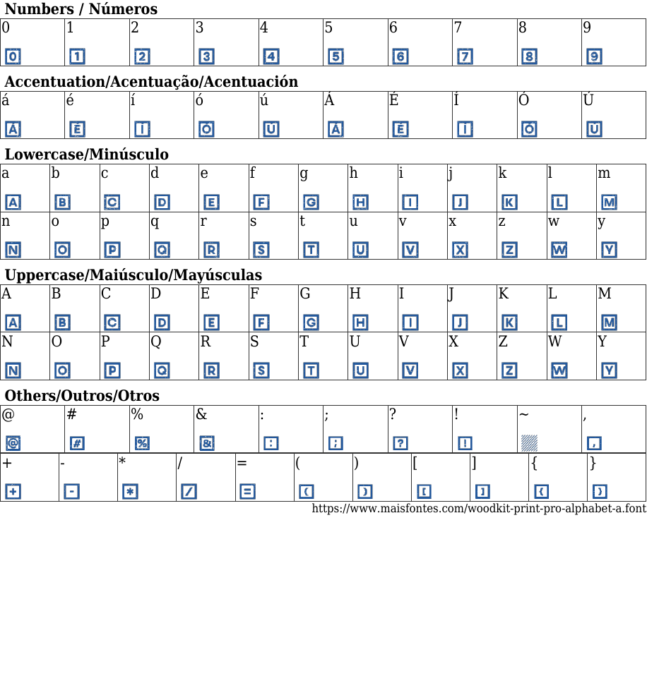 Woodkit Print Pro Alphabet A: Free Font Download | MaisFontes