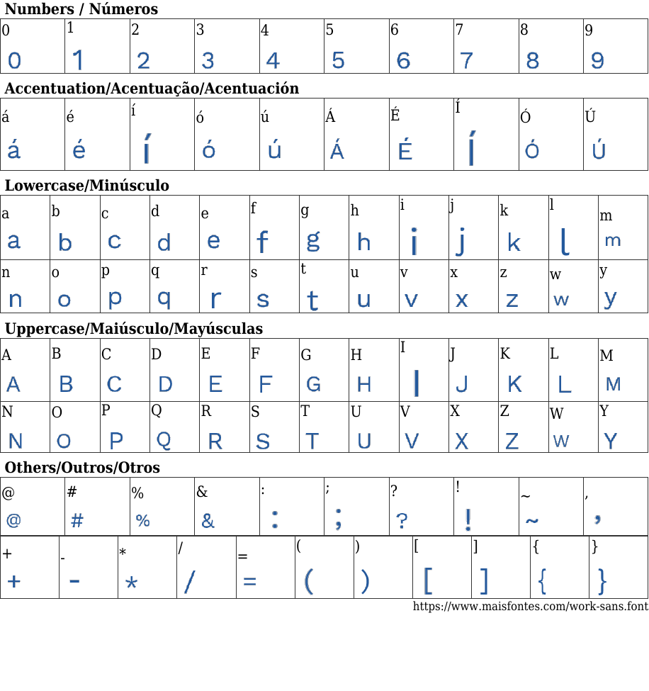 Work Sans: Free Font Download | MaisFontes