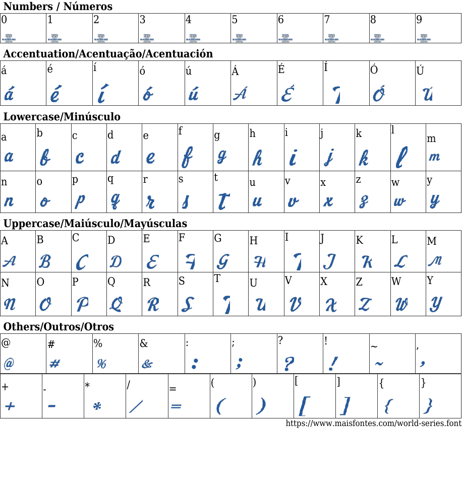 World Series: Free Font Download | MaisFontes
