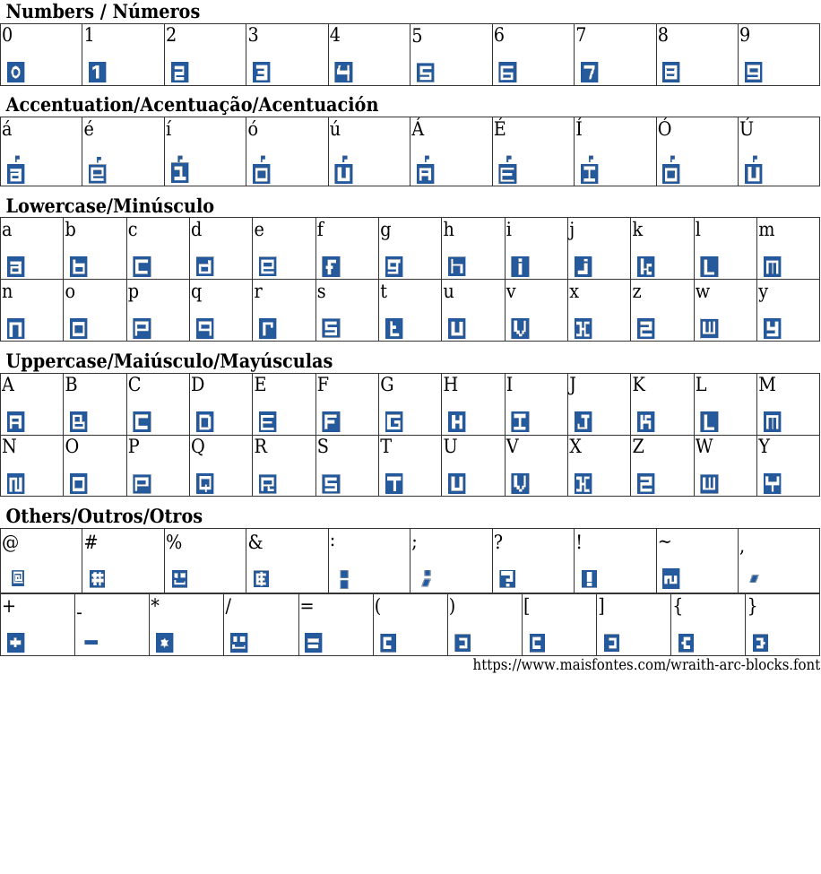 Wraith Arc Blocks: Free Font Download | MaisFontes