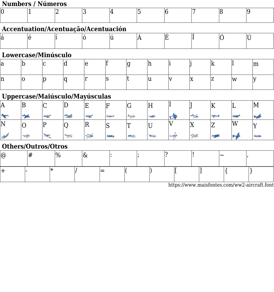 WW2 Aircraft: Free Font Download | MaisFontes