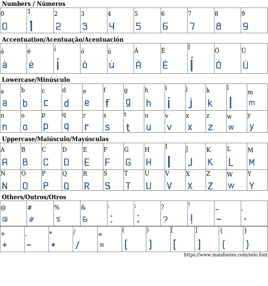 Xelo Font: Free Download | MaisFontes