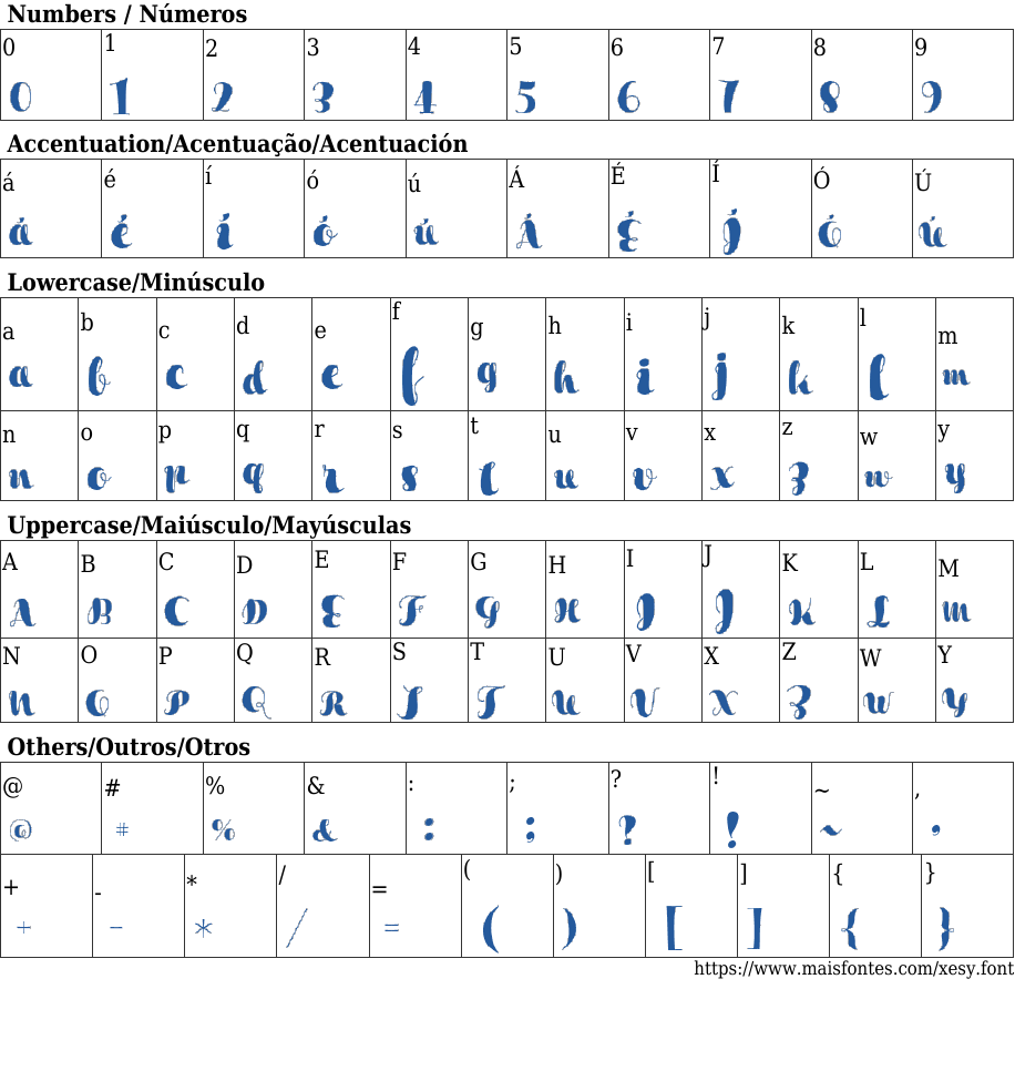 Xesy Font: Free Download | MaisFontes