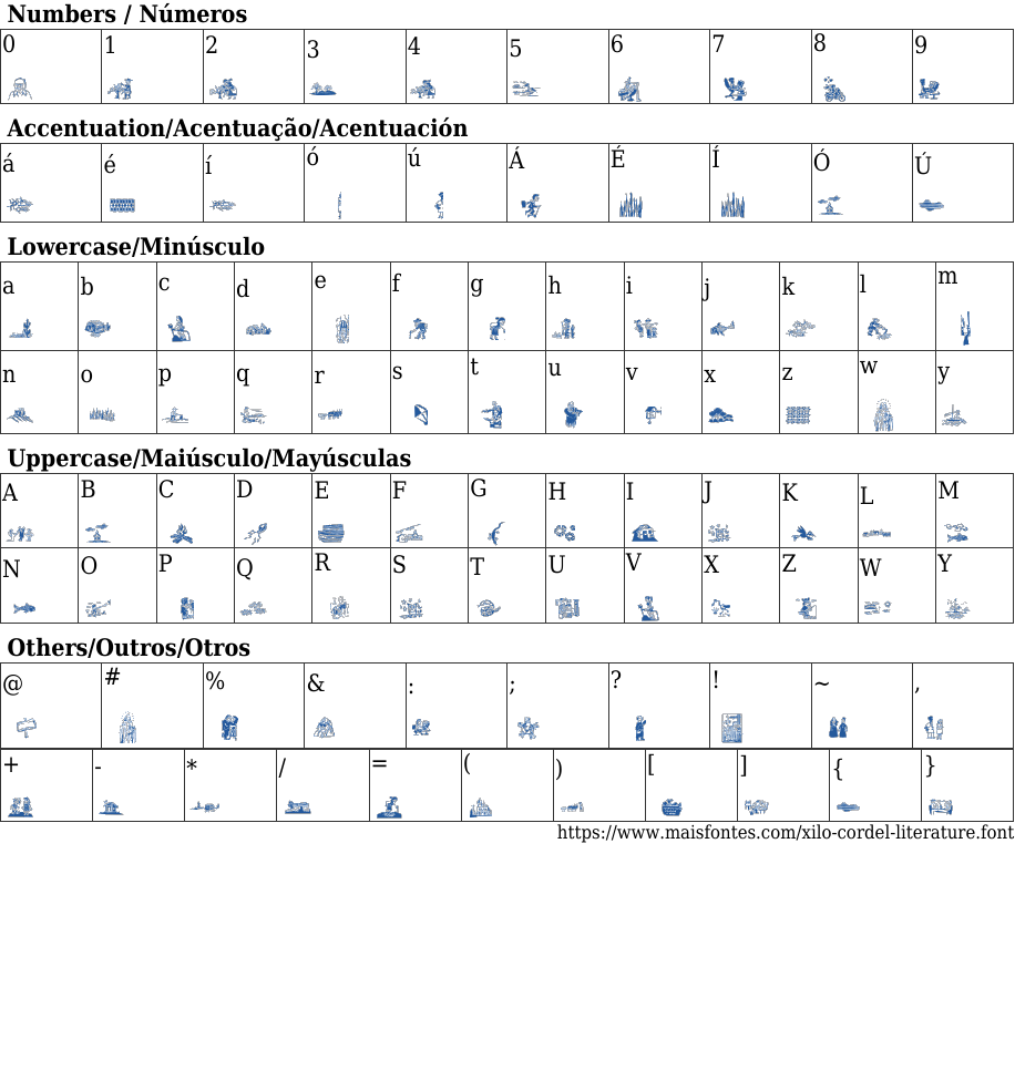 Xilo Cordel Literature: Free Font Download | MaisFontes