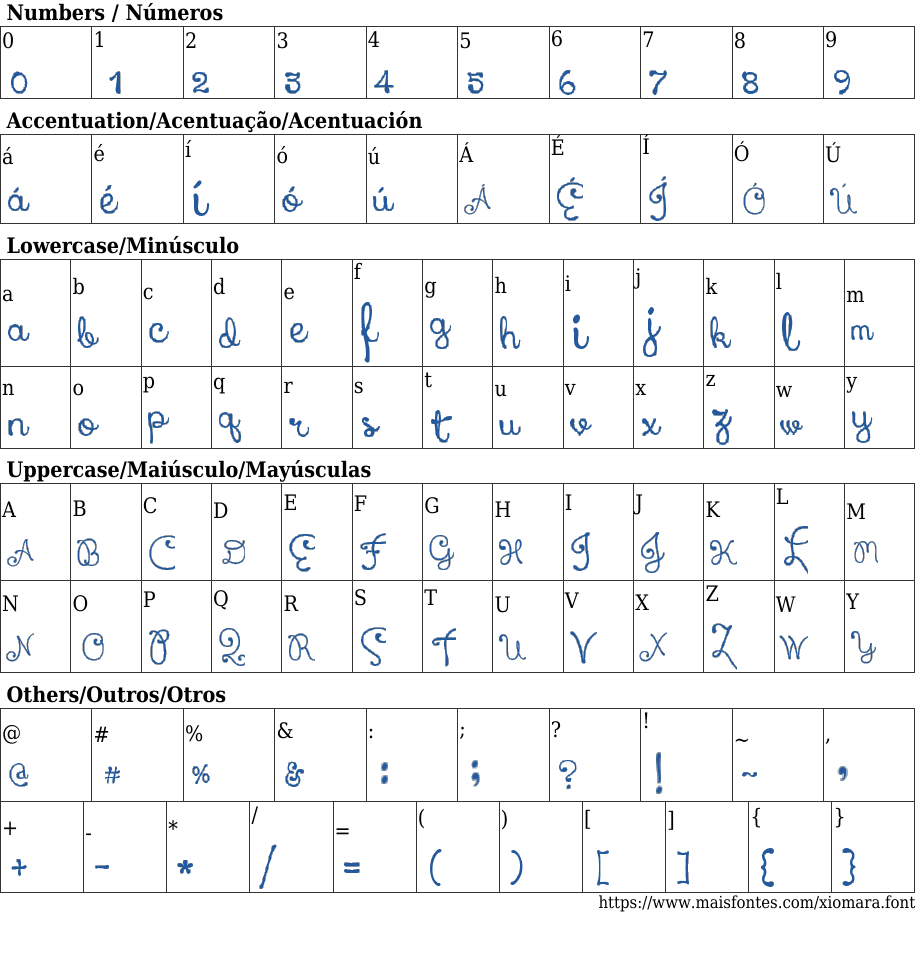 Xiomara: Baixar Fonte Grátis | MaisFontes
