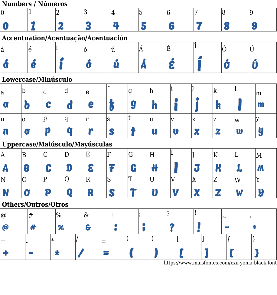 XXII Yonia Black: Free Font Download | MaisFontes