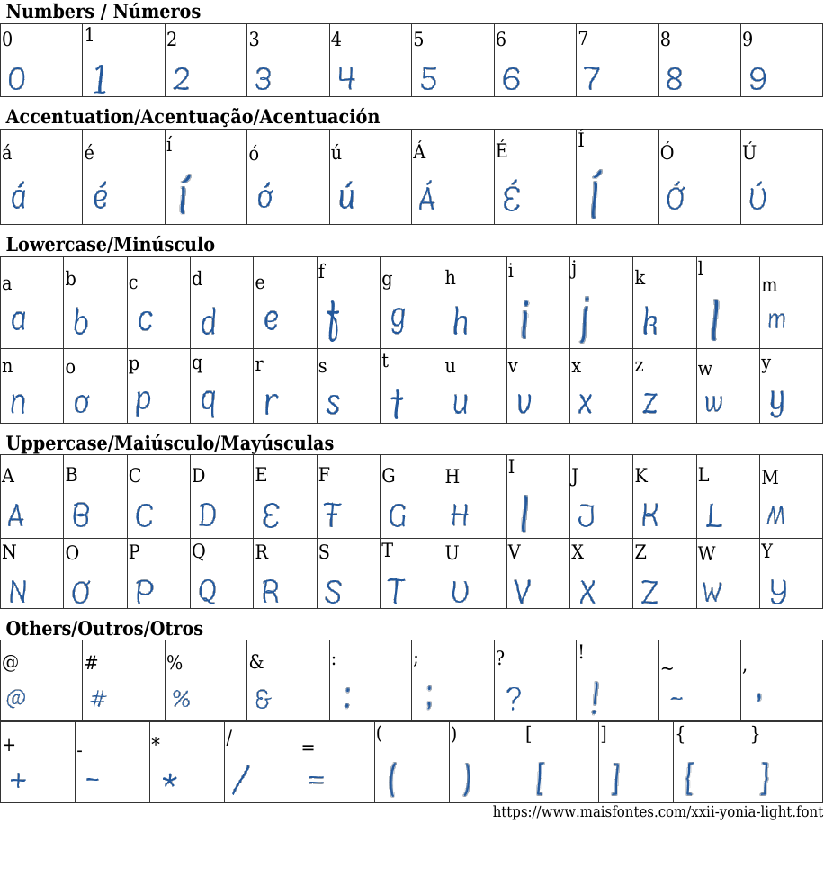 XXII Yonia Light: Baixar Fonte Grátis | MaisFontes