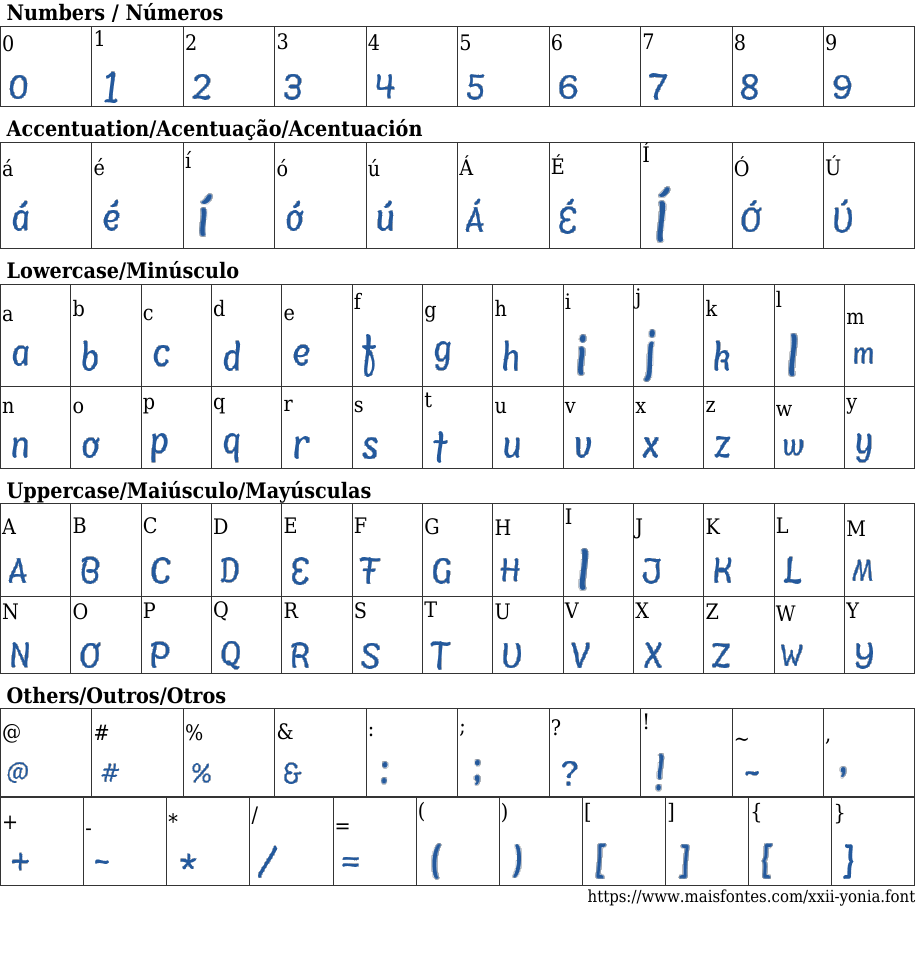 XXII Yonia: Free Font Download | MaisFontes