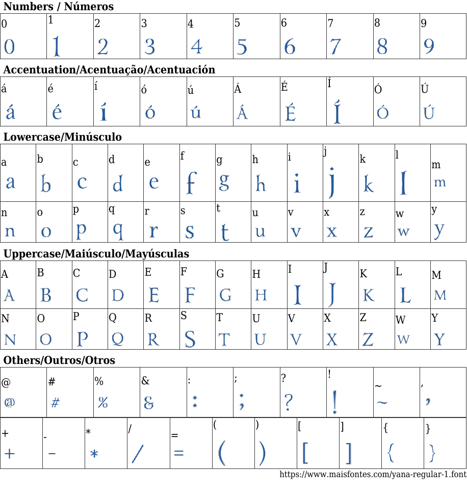 Yana v.2 Regular: Free Font Download | MaisFontes