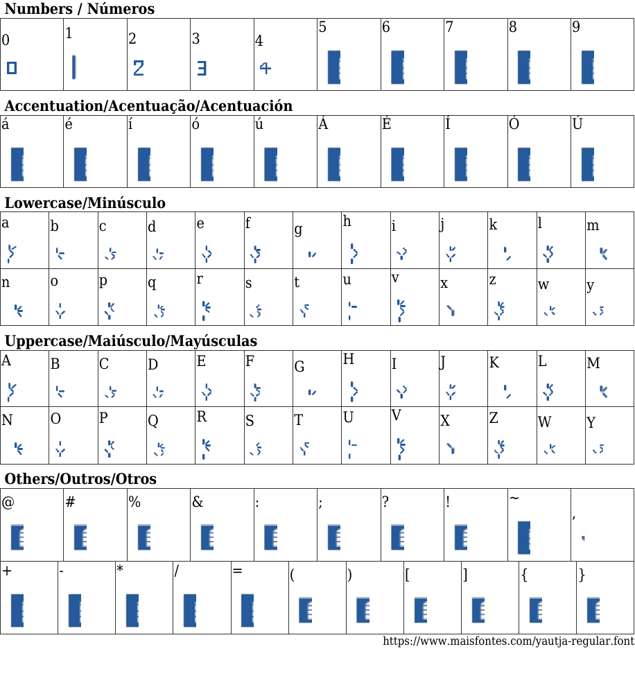 Yautja Regular: Free Font Download | MaisFontes