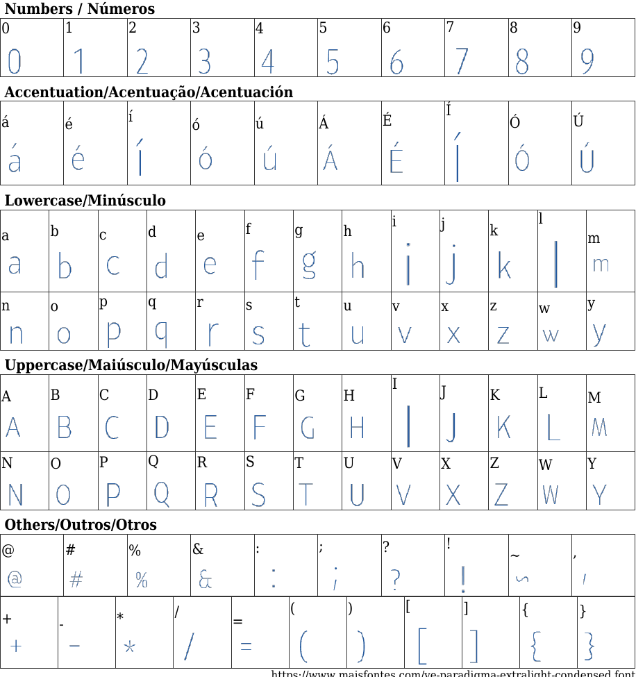 YE Paradigma Extralight Condensed: Baixar Fonte Grátis | MaisFontes