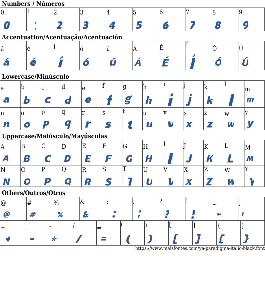 YE Paradigma Italic Black: Baixar Fonte Grátis | MaisFontes