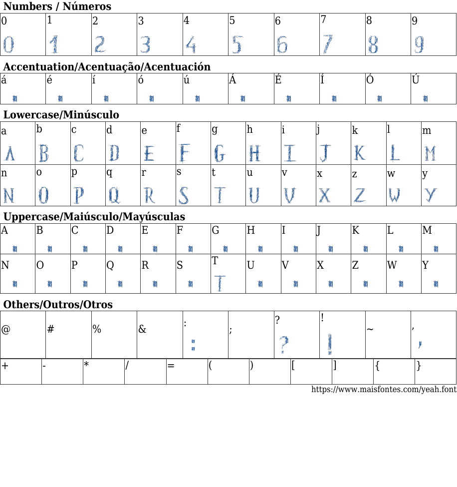 yeah: Free Font Download | MaisFontes