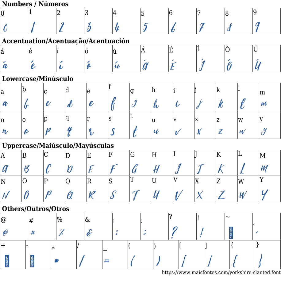 Yorkshire Slanted: Free Font Download | MaisFontes
