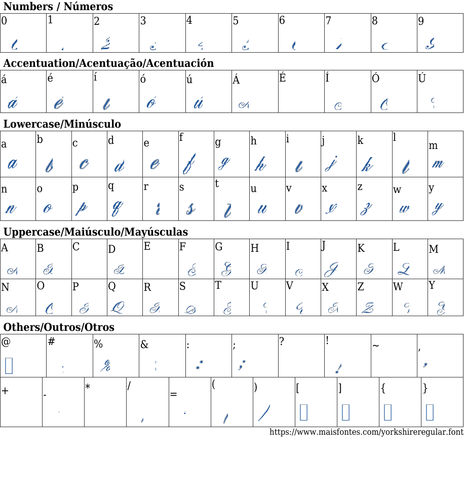 Yorkshire Regular: Free Font Download | MaisFontes