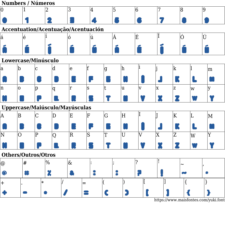 Yuki: Free Font Download | MaisFontes