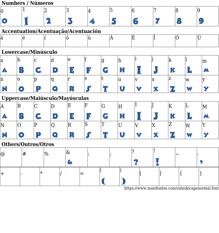 Zaleski Caps Normal: Free Font Download | MaisFontes