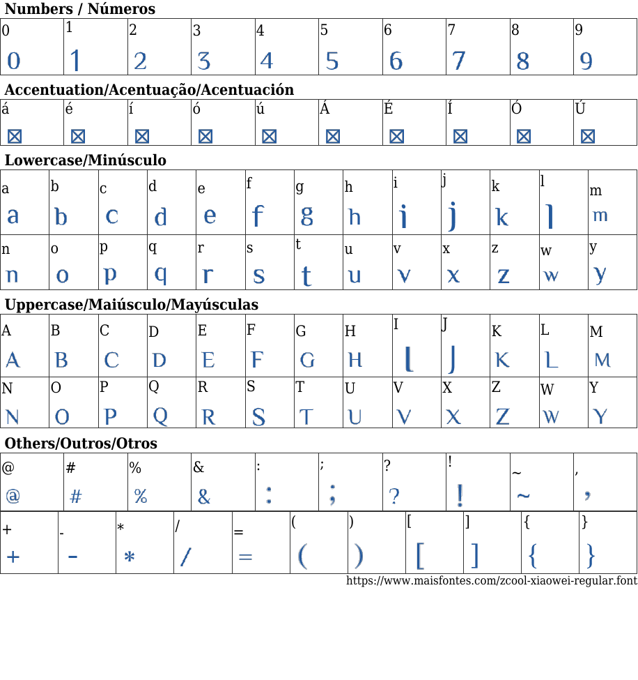 ZCOOL XiaoWei Regular: Free Font Download | MaisFontes
