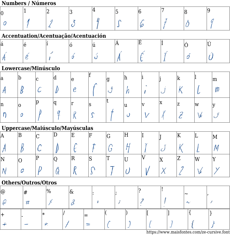 Ze Cursive: Free Font Download | MaisFontes
