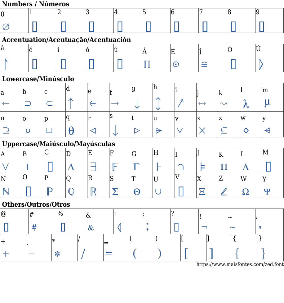 Zed: Free Font Download | MaisFontes