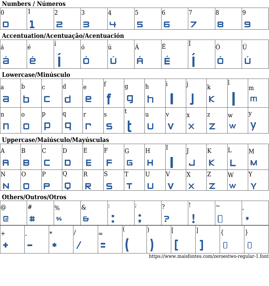 Zeroes Two Regular: Download Free Font | MaisFontes