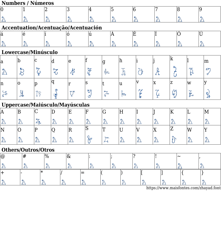 Zhayad: Baixar Fonte Grátis | MaisFontes