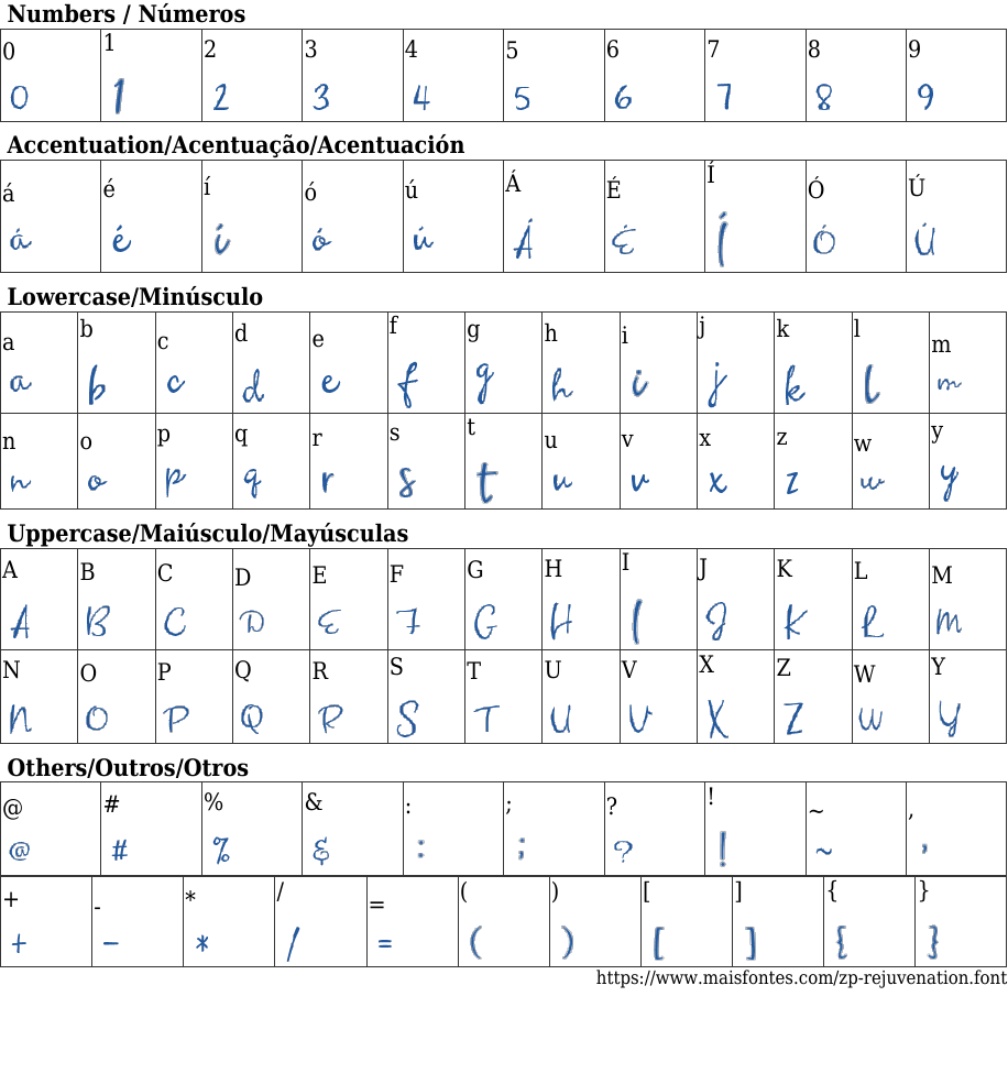 ZP Rejuvenation: Free Font Download | MaisFontes