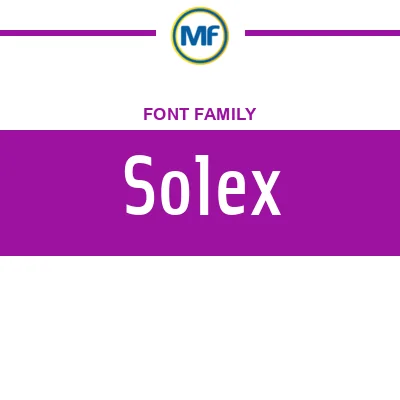 Download Solex Fonts | MaisFontes