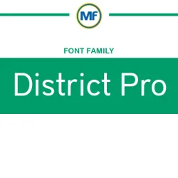 District Pro Bold Font: Free Download | MaisFontes
