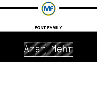 Azar Mehr Font Family: Free Download | MaisFontes