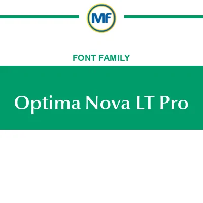 Optima Nova LT Pro Font Family: Free Download | MaisFontes
