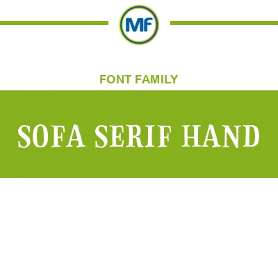 Sofa Serif Hand Font Family: Download Free | MaisFontes