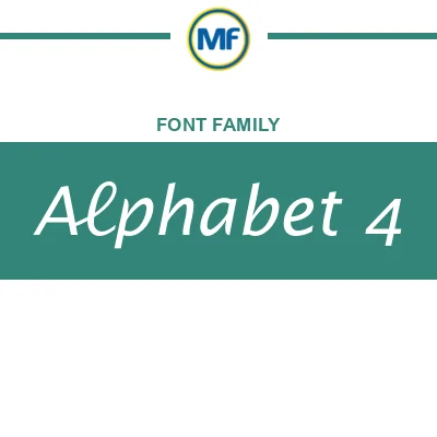 Download Alphabet 4 Fonts | MaisFontes