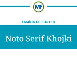 Noto Serif Khojki Bold: Baixar Fonte Grátis | MaisFontes