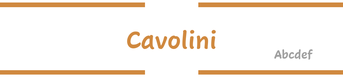 Cavolini Regular Font: Free Download | MaisFontes