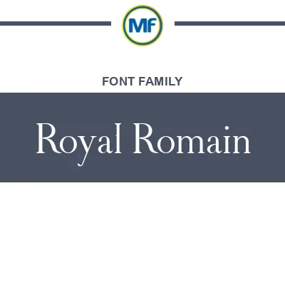 Download Royal Romain Fonts | MaisFontes